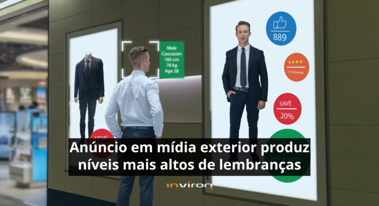 Anúncio em mídia exterior produz níveis mais altos de lembranças ...